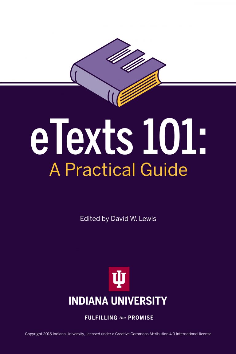 eTexts 101: A Practical Guide – Open Textbook