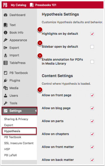 Annotation with Hypothesis – Pressbooks 101